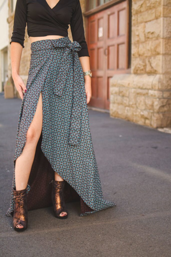 Long Wrap Skirt – Shweshwe (Limited Edition) – Aidan J